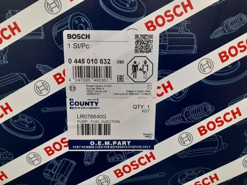 NEW BOSCH 3.0 TDV6 FUEL PUMP LAND ROVER DISCOVERY 4 RANGE ROVER SPORT ...