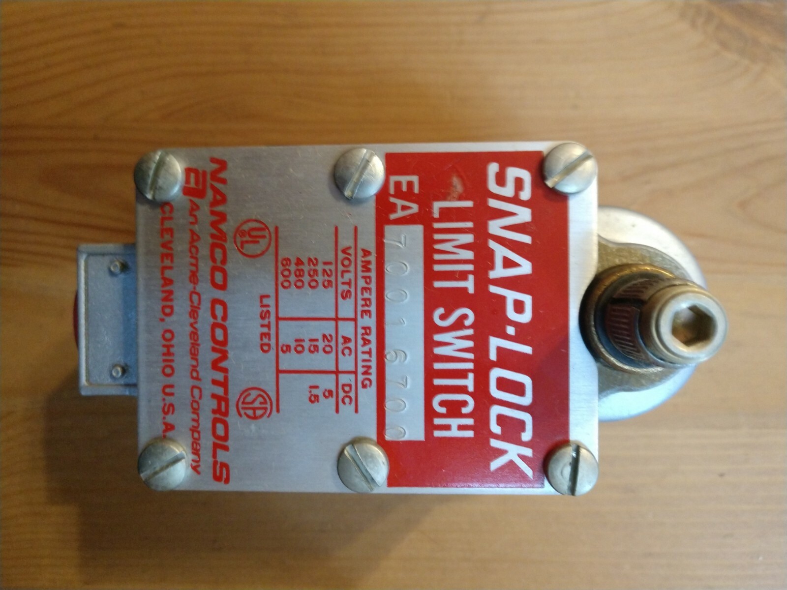 Namco EA700-80926 Snap-Lock Limit Switch for sale online | eBay