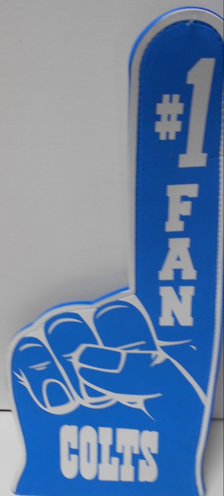 Thin Indianapolis Colts #1 Fan Foam Fingers. Hand fits inside. SAVE ...