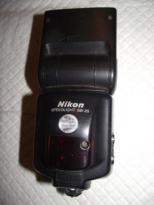 NIKON SPEEDLIGHT SB-28 SHOE MOUNT FLASH, WORKS, DAMAGED SHOE | eBay