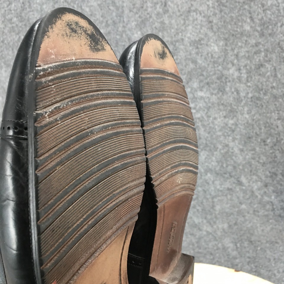 Hanover Shoes Mens 9 EEE Softech Dress Cap Toe Lace Up Oxford Black ...