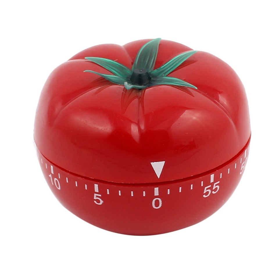 2.5x2.5x1.7-Inch 60 Minutes Mechanical Kitchen Tomato Timers Durable ...