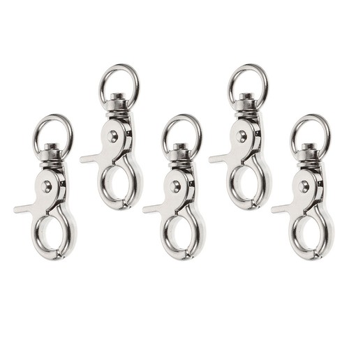 5 Pcs Heavy Duty Steel Cage Latch Hook Lock Spring Buckle for Bird ...