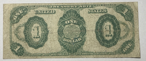 1891 $1 Treasury Note Fine Condition Fr-351 | eBay