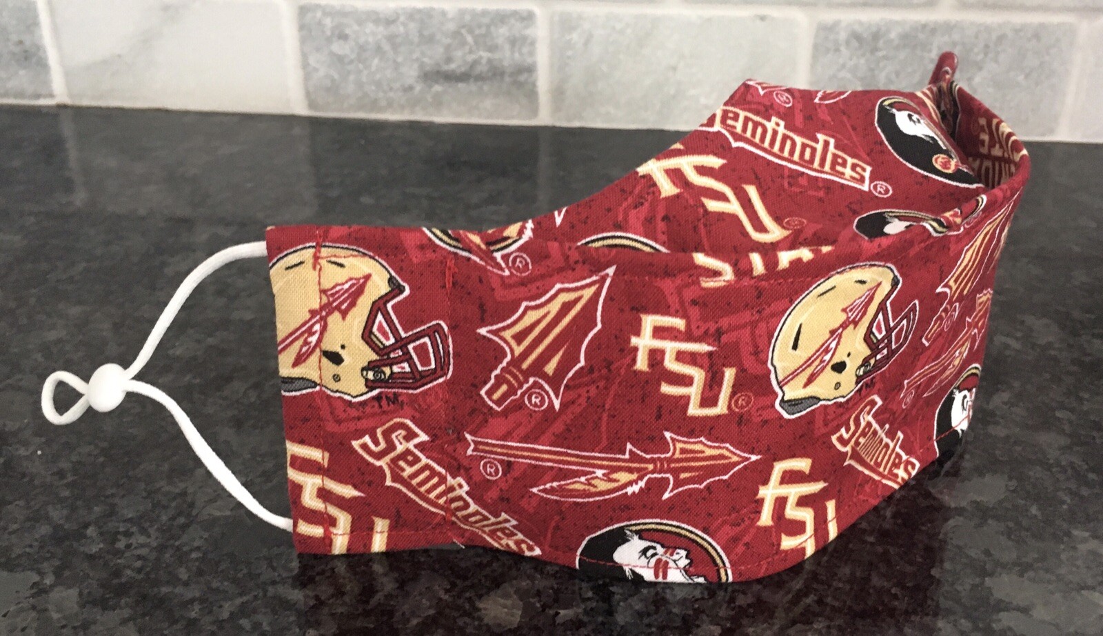 Homemade Florida State Seminoles 100% Cotton Fabric Face Mask FREE ...