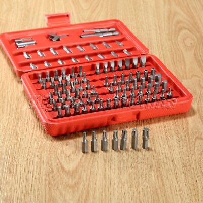 100pc Security Magnetic Bit Set Screwdriver Holder Nut Impact Driver ...