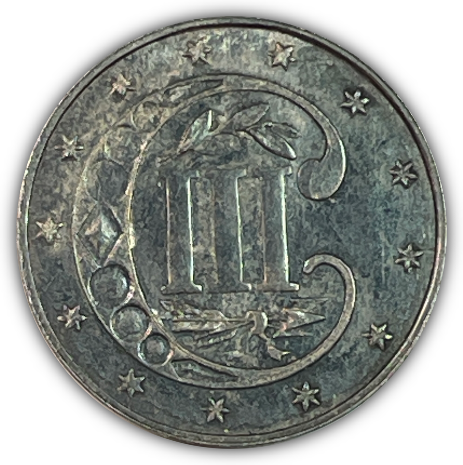1862 Three Cent Silver Trime Uncirculated UNC Coin #19380 | eBay