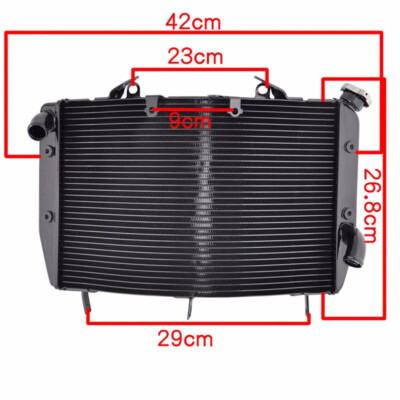 Motorcycle Aluminum Engine Cooling Radiators For Yamaha YZF R6 YZF-R6 ...