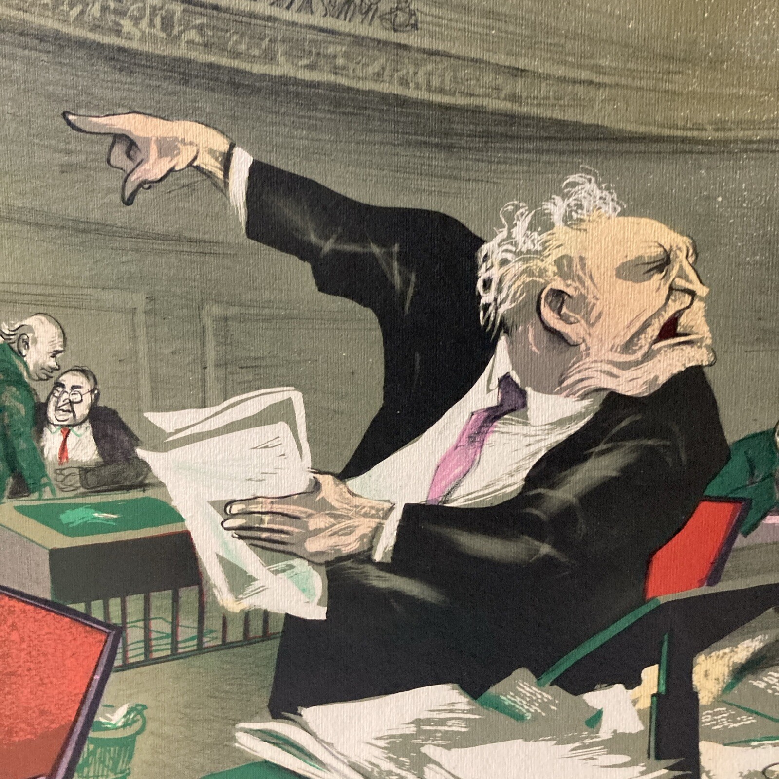 WILLIAM GROPPER PENCIL SIGNED LITHOGRAPH TITLED "SOCIAL REALIST" | eBay