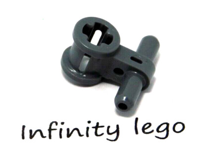 6 LEGO Dark Bluish Grey Technic Bushing with Pneumatic Connectors 99021 ...