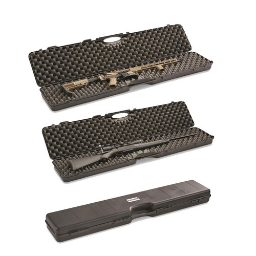 HuntRite Light Duty Black Gun Case Lightweight with Foam Padding Molded ...