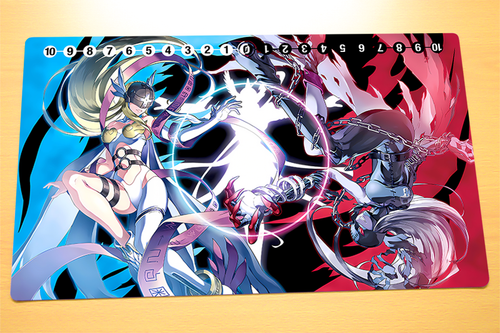 No.3369# Digimon CCG Card Game Custom Playmat Angewomon Ladydevimon ...