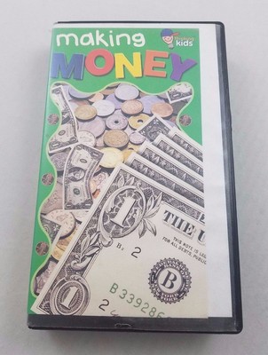 Thinking Kids Making Money VHS Tape Educational RARE Hard Black ...