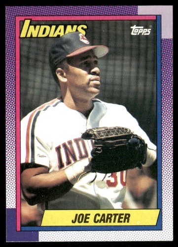 Joe Carter 1990 Topps Cleveland Indians #580 Near Mint or Better | eBay