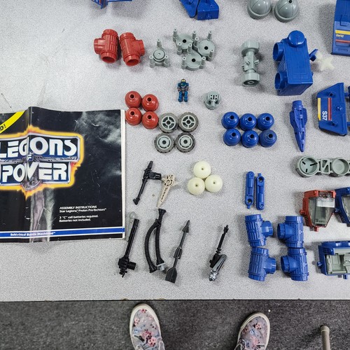 Tonka Legions of Power Lot 147pc Loose Spare Parts Motorized Building ...