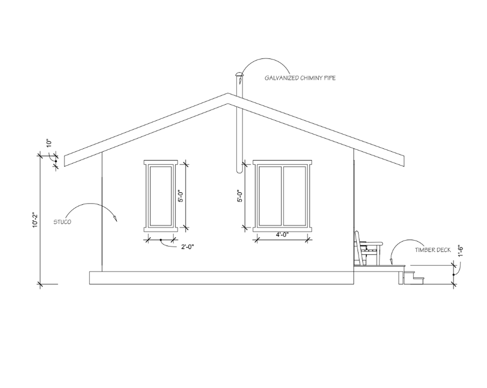 Custom Cottage Tiny House Plan with 1 Bed 1 Bath PDF Hard (A4 Copy ...