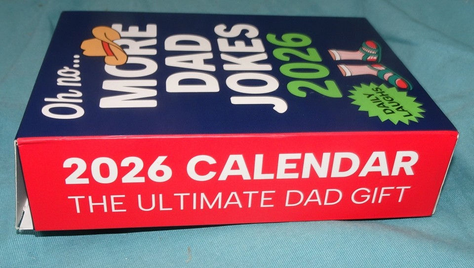 OH NO NORE Dad Jokes Desk Calendar 2026 TEAR OFF Page a Day DAILY ...