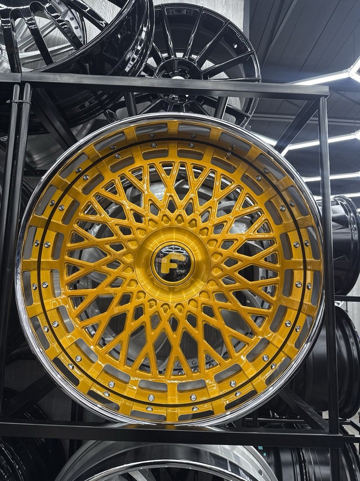 5X120 / 5X127 | 26-D MESHATO | BRUSHED GOLD CENTERS FORGIATO WHEELS | eBay