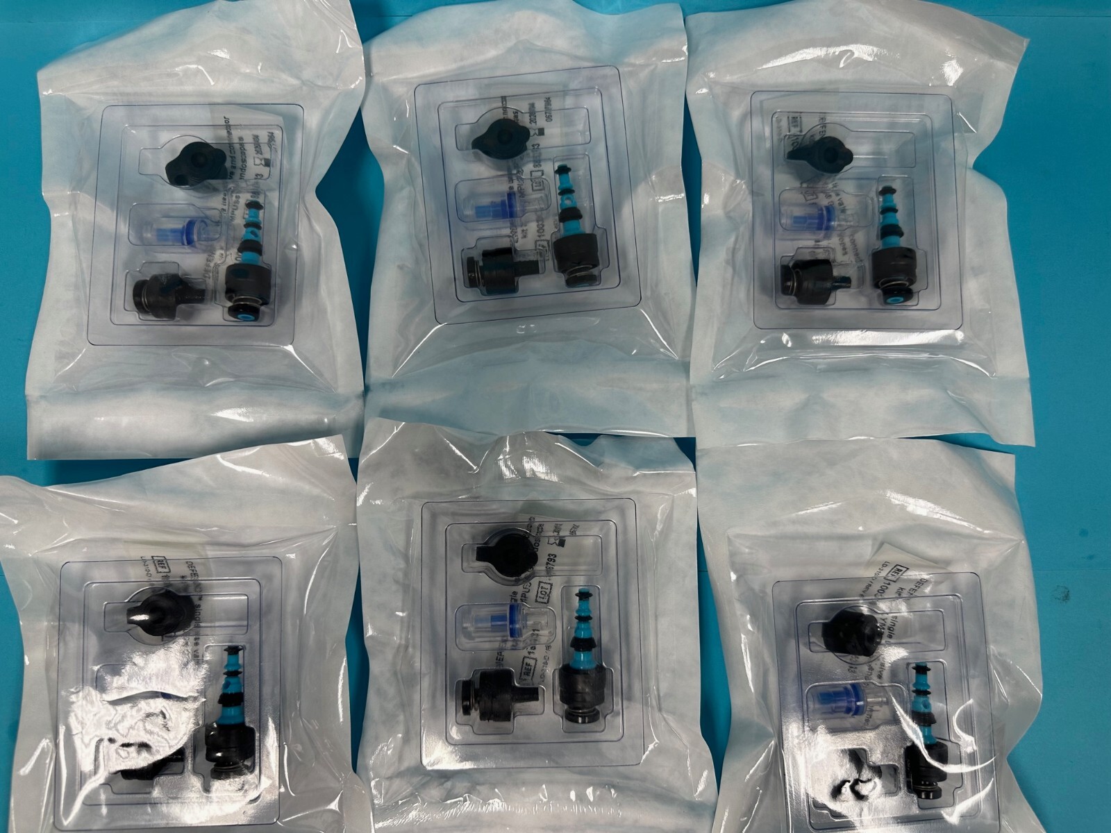 OLYMPUS/MEDIVATORS A/W , SUCTION, BIOPSY & AUX WATER VALVE SETS, 6 SETS ...