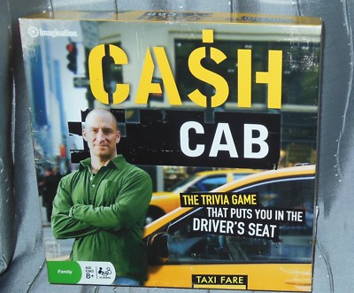 CASH CAB GAME Trivia Board HOLIDAY-PARTIES FAMILY PARTY Ben Bailey Car ...