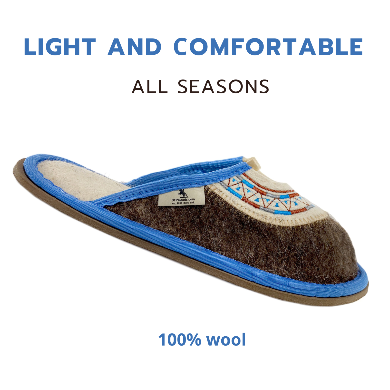 Ethnic Russian Felt Women's Slippers 100% Sheep Wool Warm Cozy & Not ...