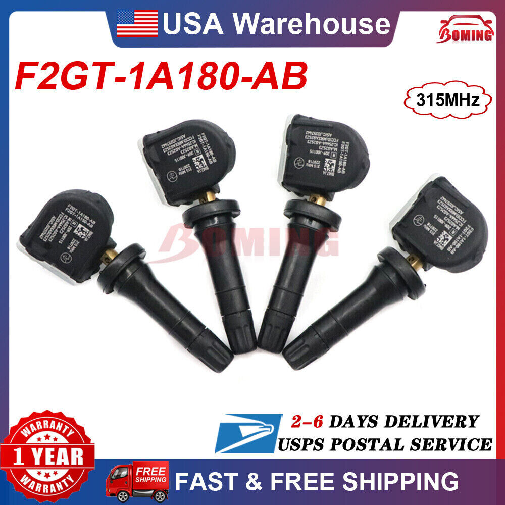 4x NEW F2GZ-1A189-A TPMS Tire Pressure Sensors For 15-20 Ford F-150 ...