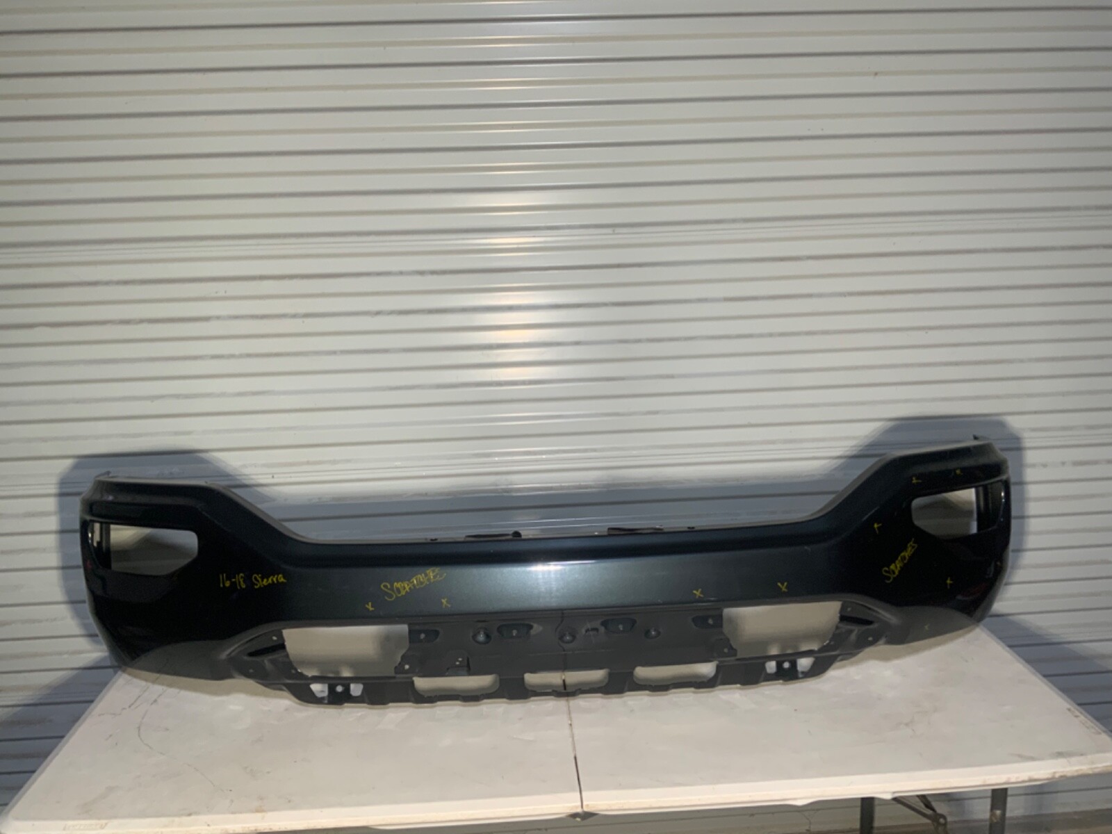 2016 2017 2018 GMC SIERRA 1500 FRONT BUMPER SHELL W/FOG LIGHT CUT OUT ...