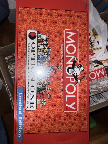 Limited Edition Option One Monopoly Board Game Hasbro 2000, New Sealed ...