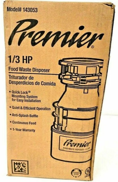 Premier 143053 1/3 hp Food Waste Disposer - GID-143053 for sale online ...