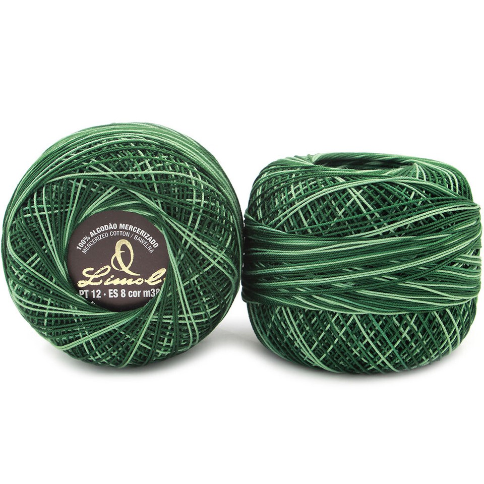 Limol Size 12 Multicolor 50 Grs 100% Mercerized Crochet Thread Cotton ...