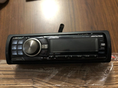 ALPINE CDA-9884 Car CD AUX USB Including TRIM RING, MOUNTING SLEEVE | eBay