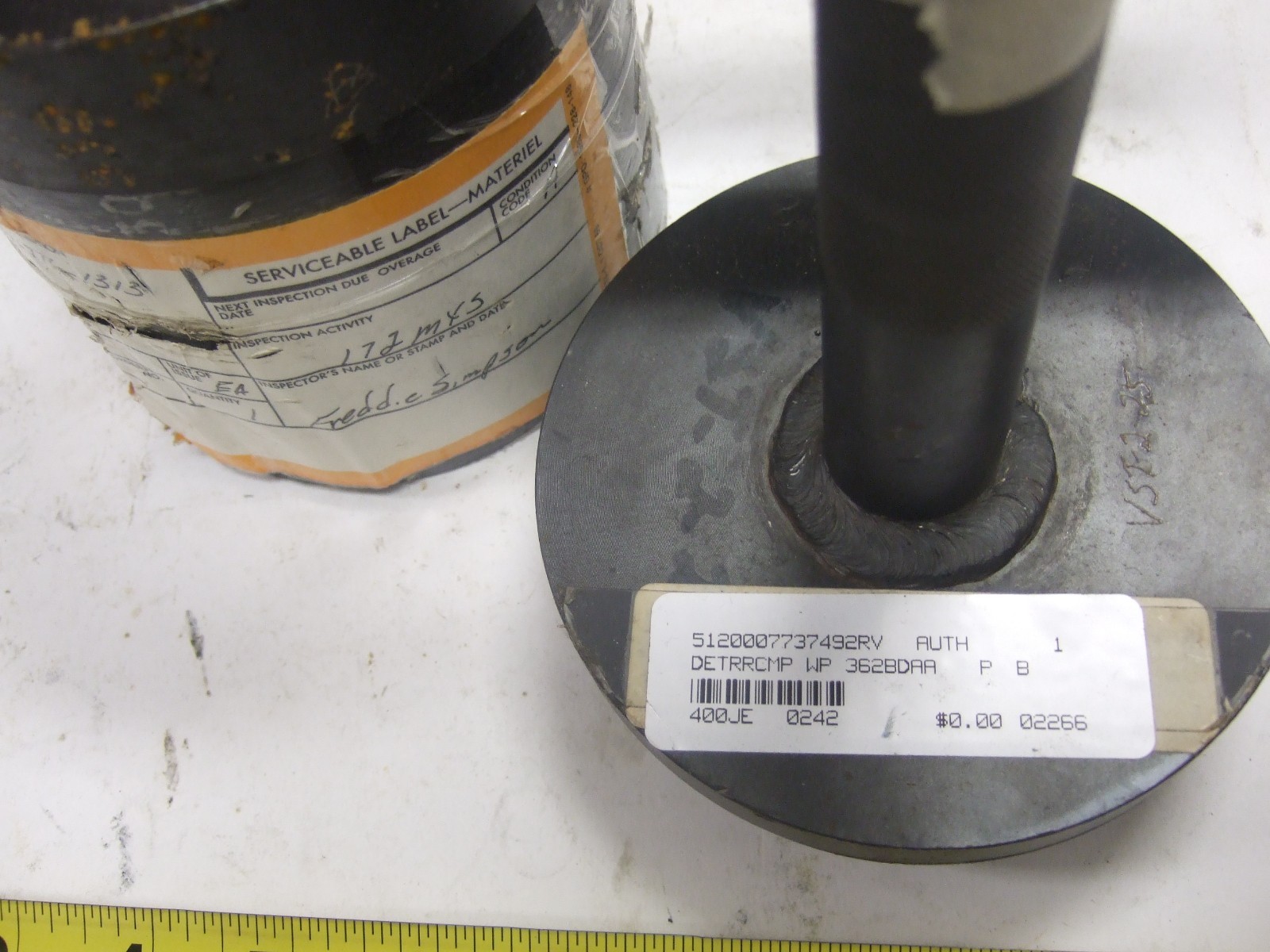 Pratt and Whitney Aircraft Engine Tooling PWA16052 Seating Tool or ...