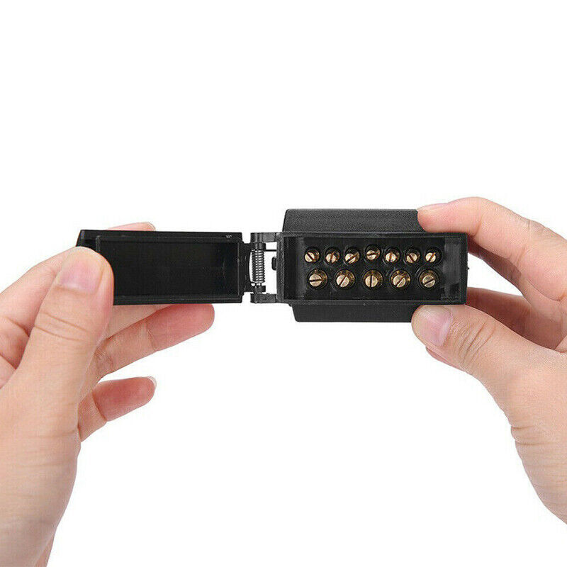 12 Pin Flat Trailer Plug Connector Trailer Caravan Camper Adaptor | eBay