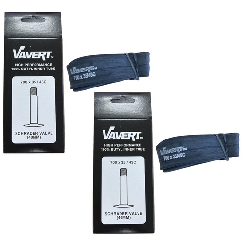 Road Hybrid 700 X 35-38c Schrader Valve Bicycle Inner Tubes 700c Narrow ...