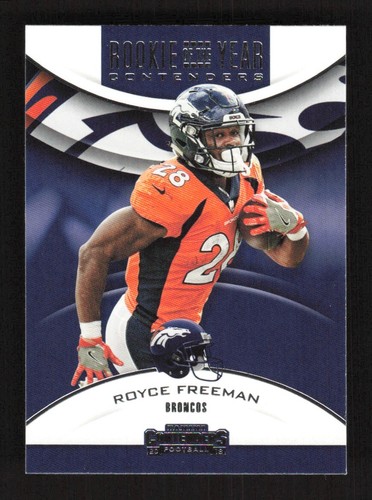 2018 Panini Contenders Rookie of the Year Contenders Royce Freeman RC # ...