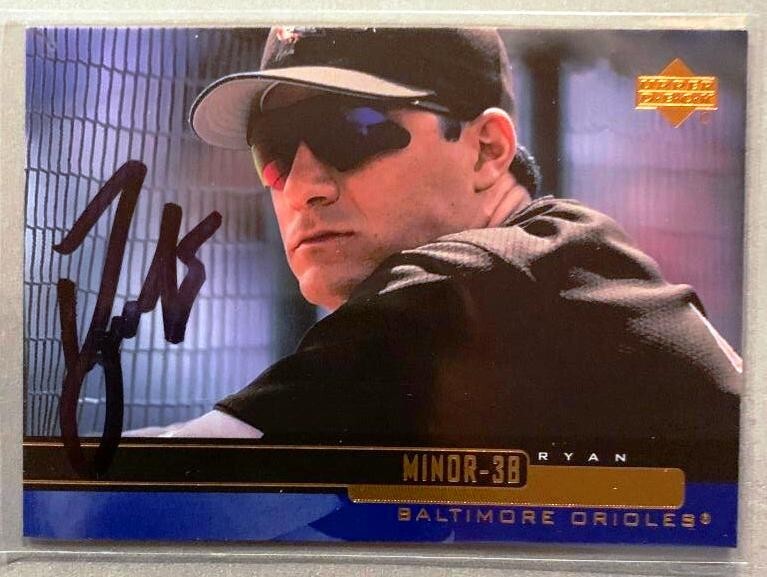 RYAN MINOR Baltimore Orioles 1999 Upper Deck SIGNED / AUTOGRAPH ...