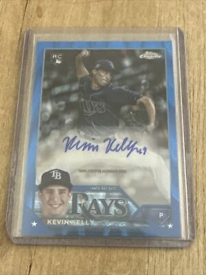 2023 Topps Chrome Update Series Blue Lava Rookie Auto Kevin Kelly /150 ...