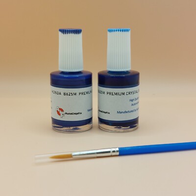 For HONDA Code B625M PREMIUM CRYSTAL BLUE (2 Layer) Touch Up Paint ...