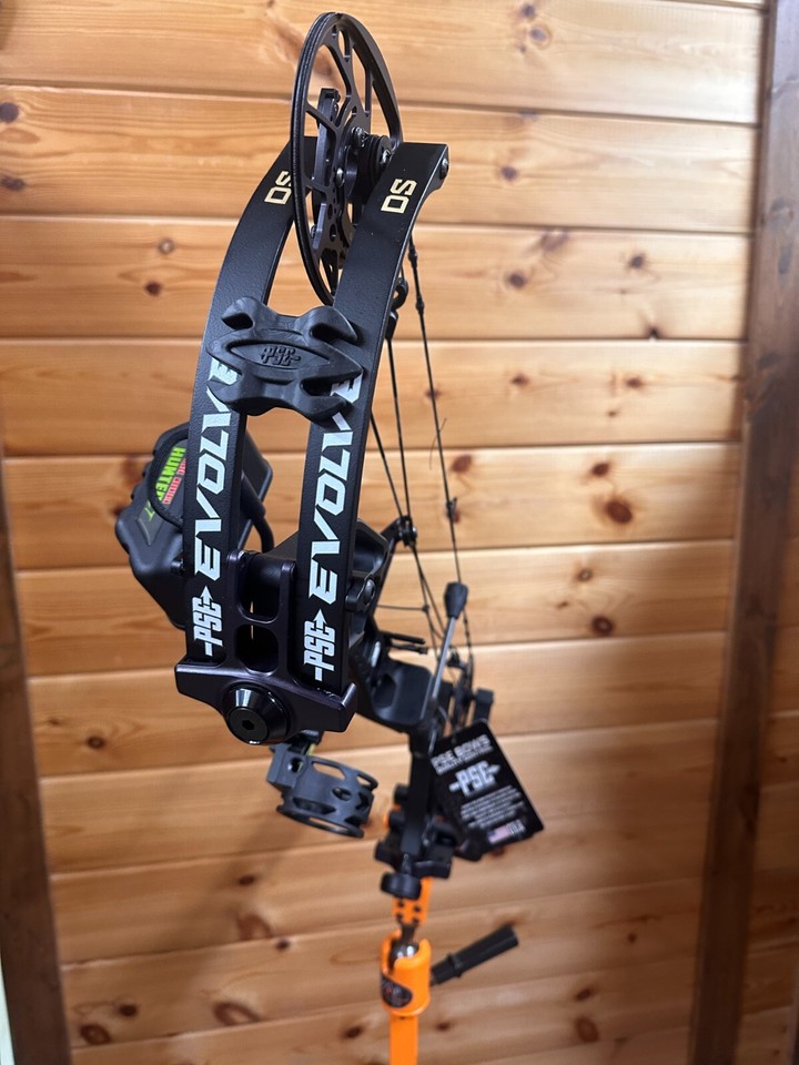 NEW 2024 PSE Evolve DS 30 EC2 Cam RH Black 80# QAD Drop Away Package | eBay