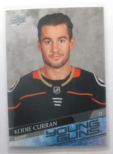 2020-21 Upper Deck Extended Series Young Guns #708 Kodie Curran Anaheim ...