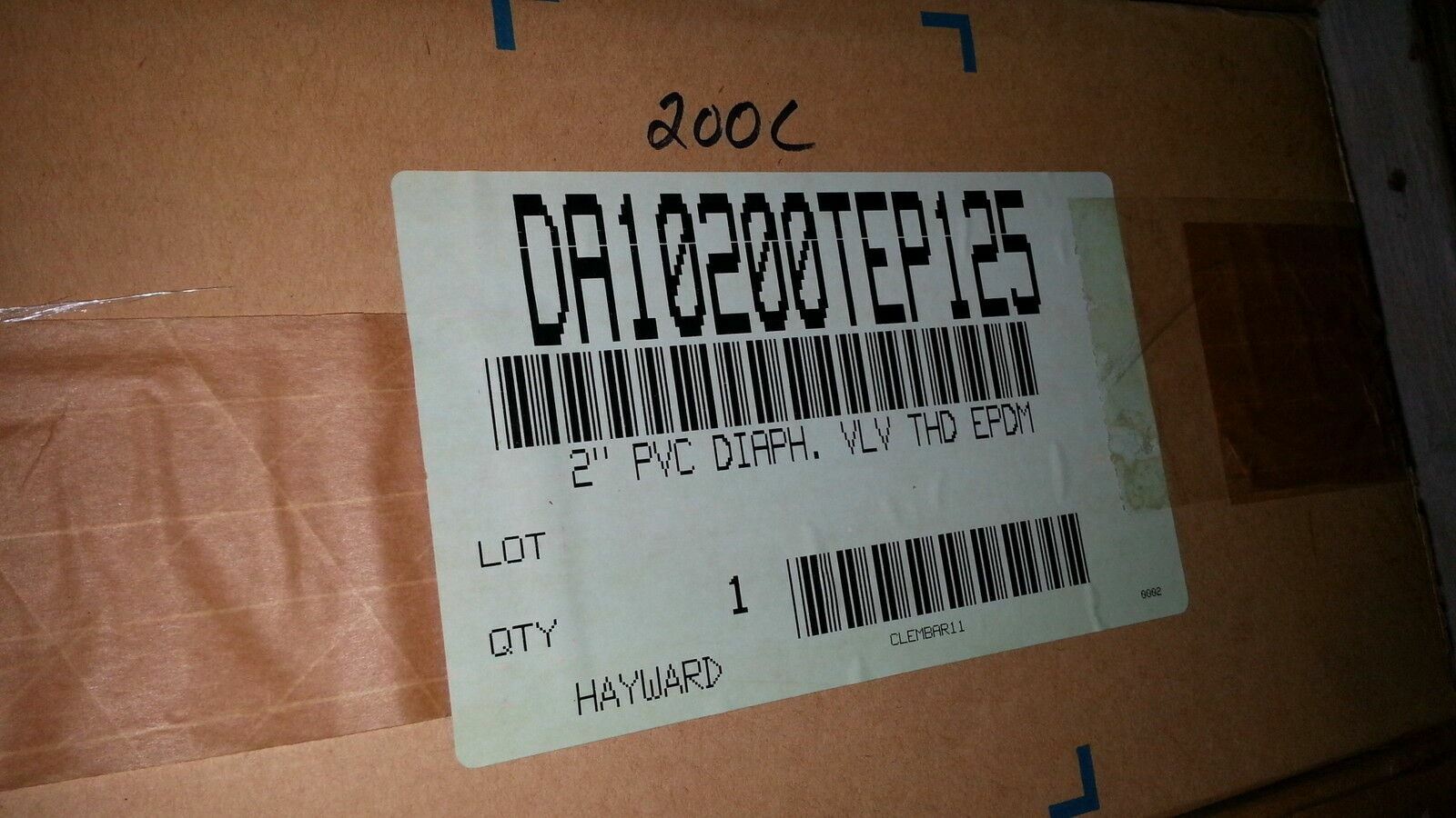 NIB HAYWARD DA10200TEP 2" PVC DIAPH VLV THD EPDM | eBay