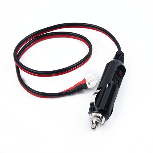 12 Volt Heavy Duty 15A Male Plug Cigarette Lighter Adapter Power Cord ...
