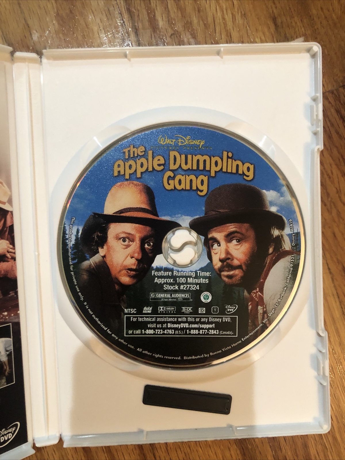 The Apple Dumpling Gang DVD 1975 Disney family western comedy movie Don ...