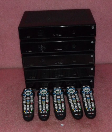 Lot of 5 Motorola Verizon Set Top Boxes Model QIP7100. | eBay