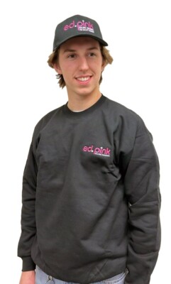 Authentic Vintage Ed Pink Sweatshirt, Drag Racing, Ed Pink Merchandise ...