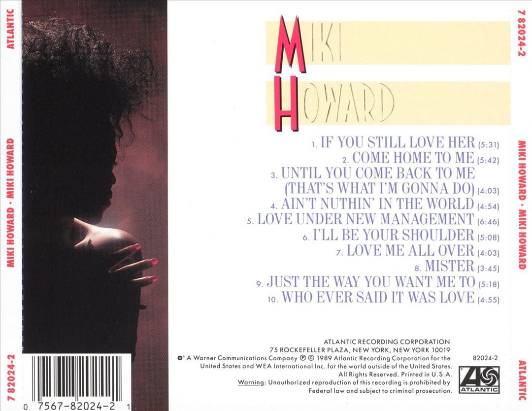 MIKI HOWARD MIKI HOWARD NEW CD 75678202421| eBay