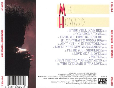 MIKI HOWARD MIKI HOWARD NEW CD 75678202421| eBay