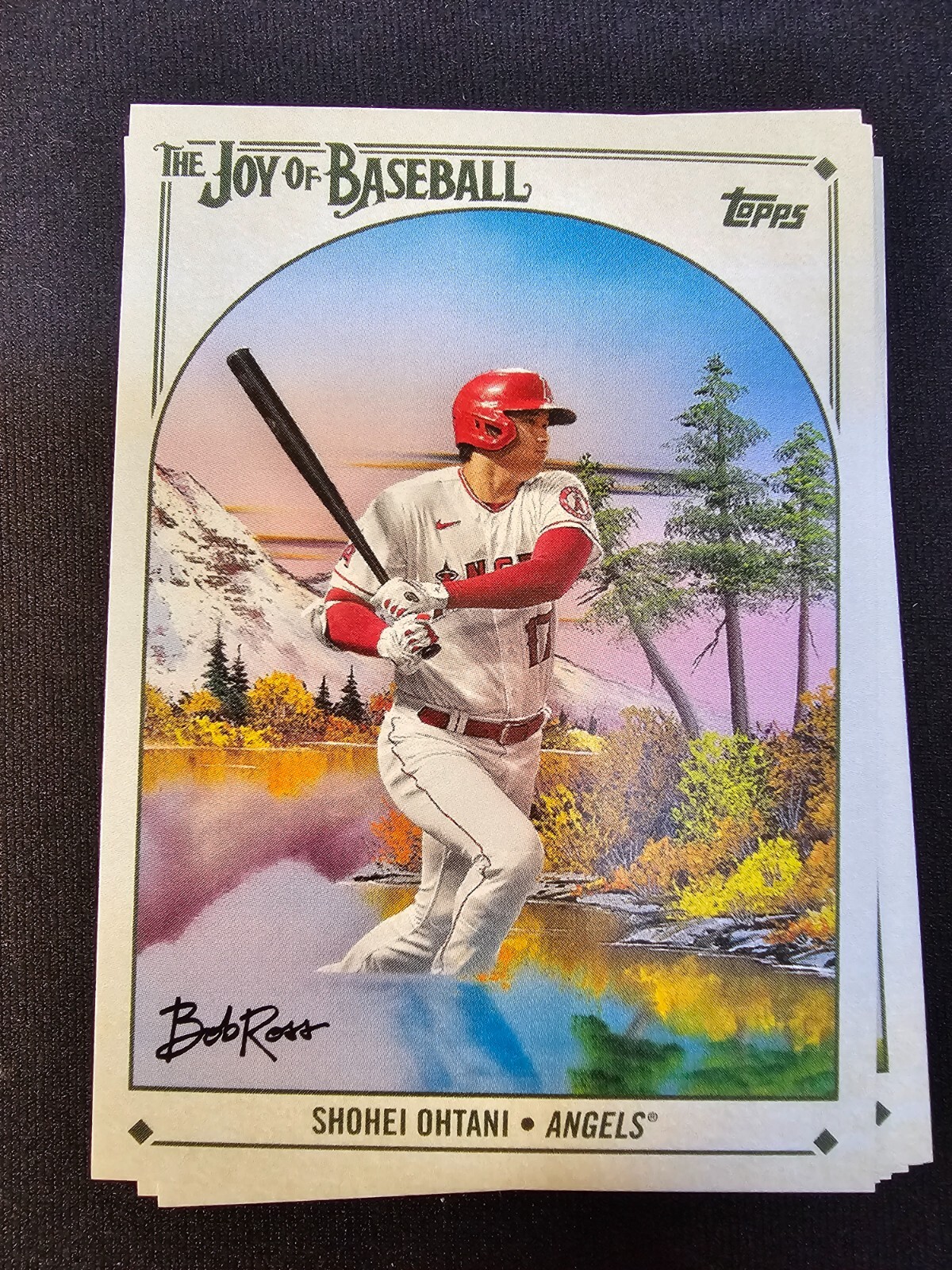 2023 Topps Bob Ross X The Joy of Baseball Base 1-100, insert, Canvas U ...