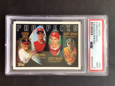 1996 Topps Scott Rolen PSA 9 Mint # 434 Prospects RC Rookie | eBay