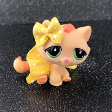 LPS Littlest Pet Shop Orange Tabby Cat Green Eyes 1207 for sale online ...